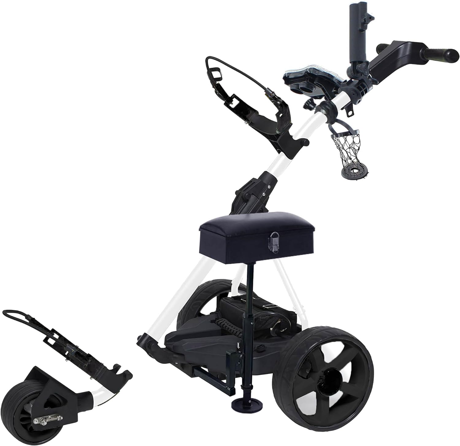 Super E Caddy The Weekender Fully Loaded Lithium Electric Golf Caddy ...