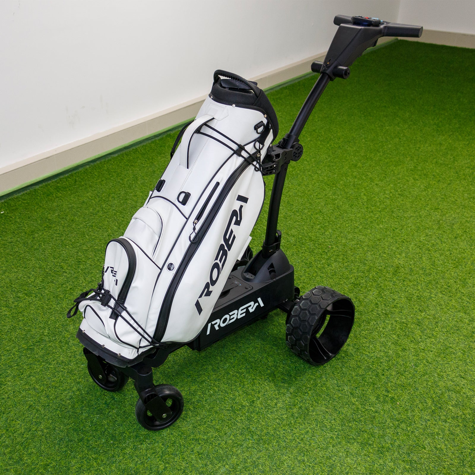 Robera Pro Ai-Powered Follow/Remote Electric Golf Cart Caddy - Motogolf.com
